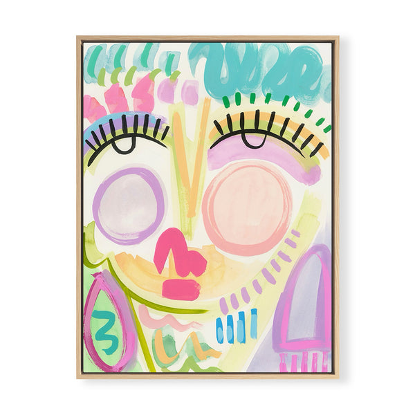 Belle by Samantha Jezek | Modern Abstract Portraits – Urban Garden Prints