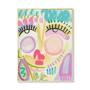 Belle by Samantha Jezek | Modern Abstract Portraits – Urban Garden Prints