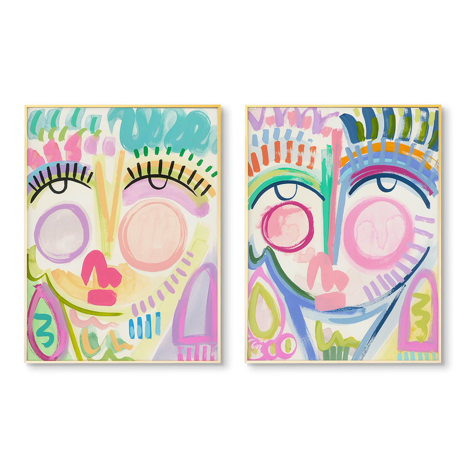 Belle & Ava Pair by Samantha Jezek Art Prints – Urban Garden Prints