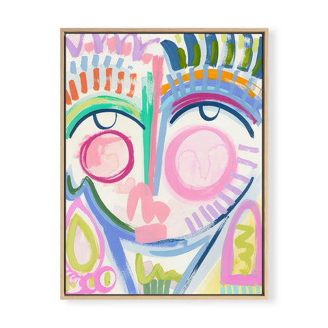 Ava by Samantha Jezek | Modern Abstract Portraits – Urban Garden Prints