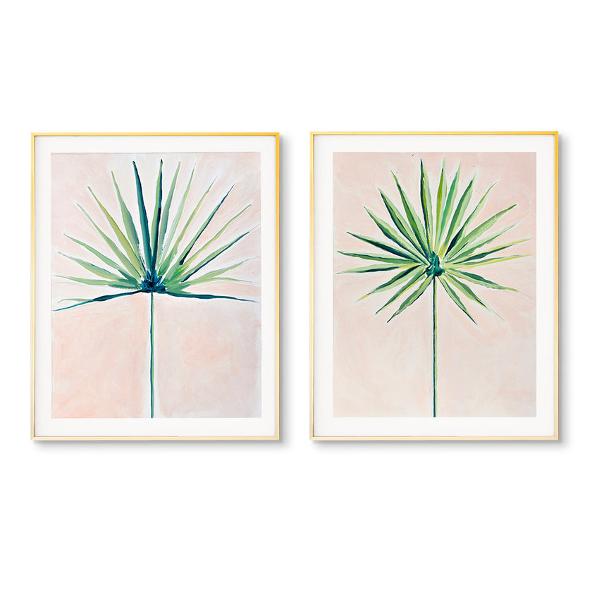 Best Fronds Pair by The Painted Katie Art Prints – Urban Garden Prints