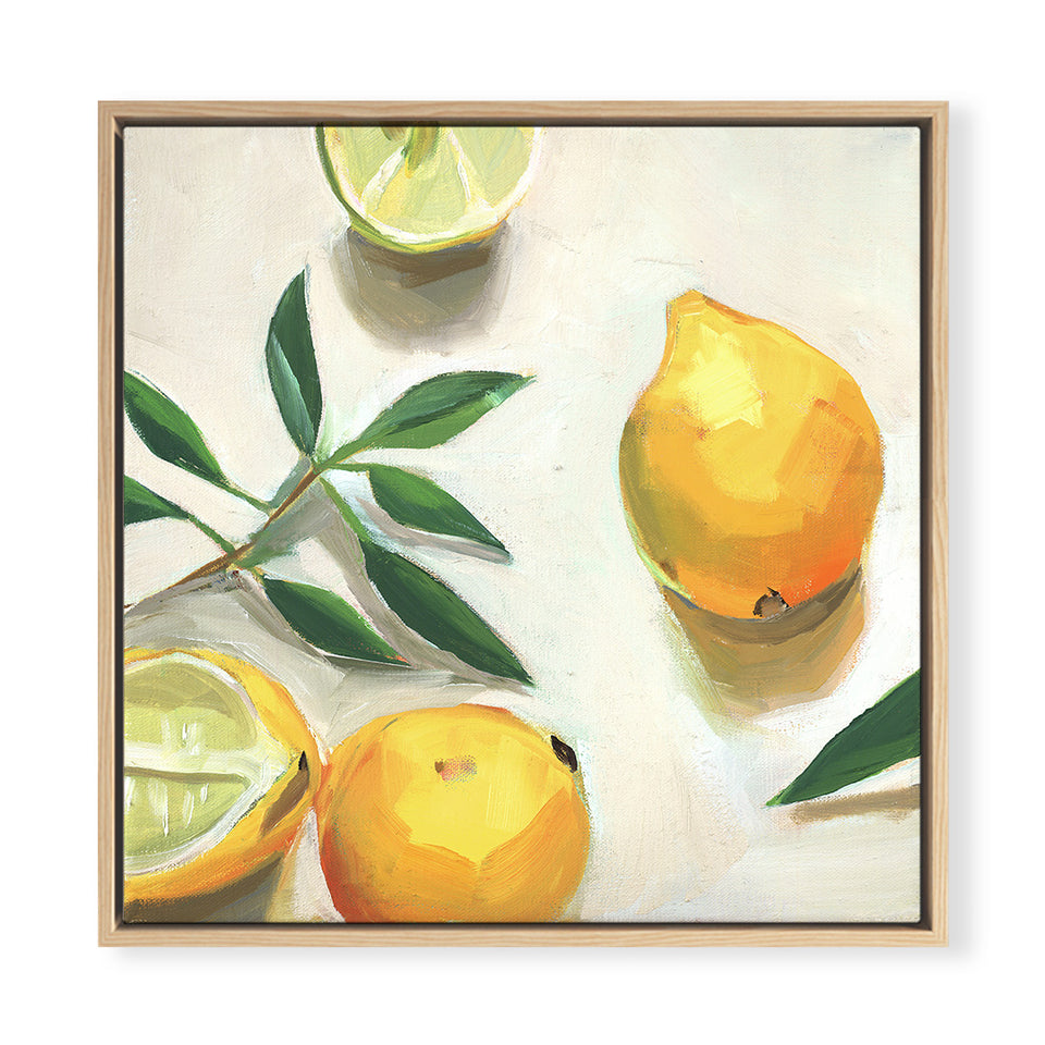Lemons No.2 by Jenny Westenhofer Art Print – Urban Garden Prints