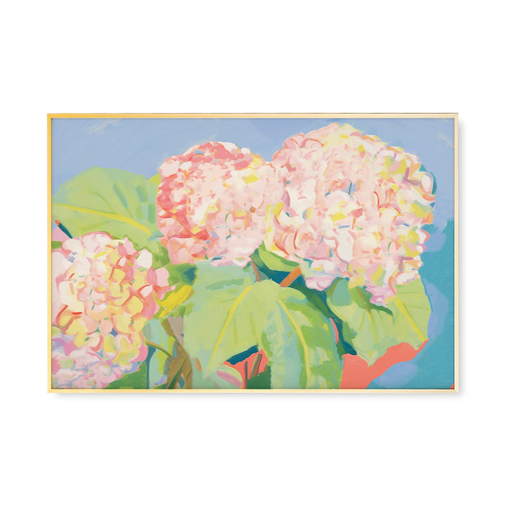 Abstract Hydrangeas | Art Print – Urban Garden Prints