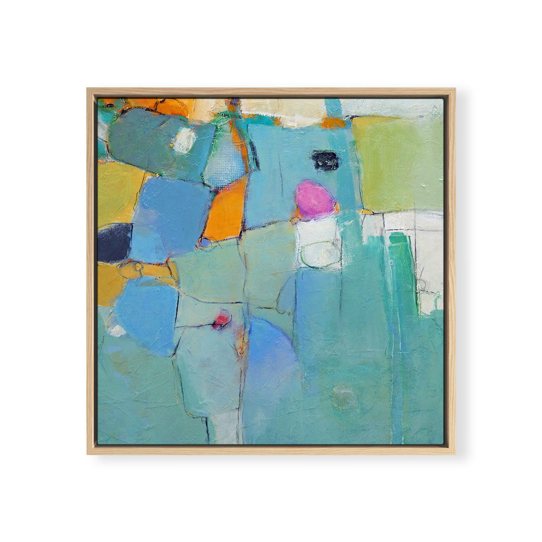 Bondi Blue Abstract | High End Abstract Art Print – Urban Garden Prints