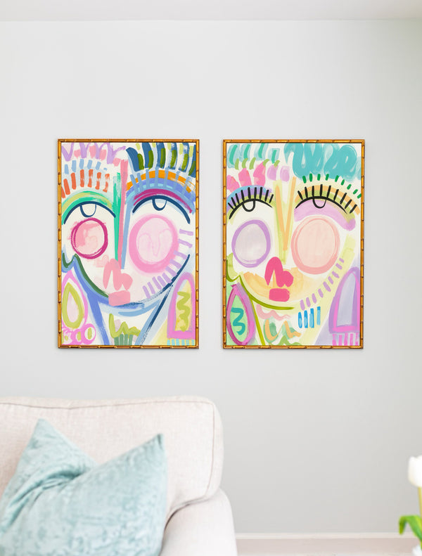 Ava by Samantha Jezek | Modern Abstract Portraits – Urban Garden Prints