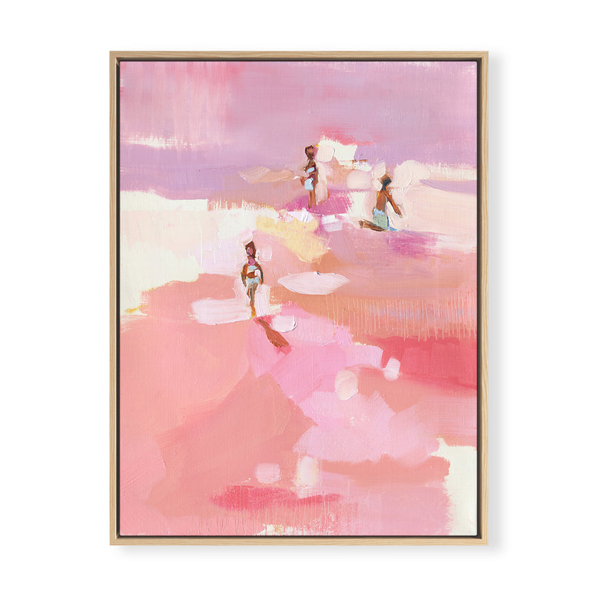 Pink Beach No. 1 by Jenny Westenhofer Painted Art Prints – Urban Garden Prints