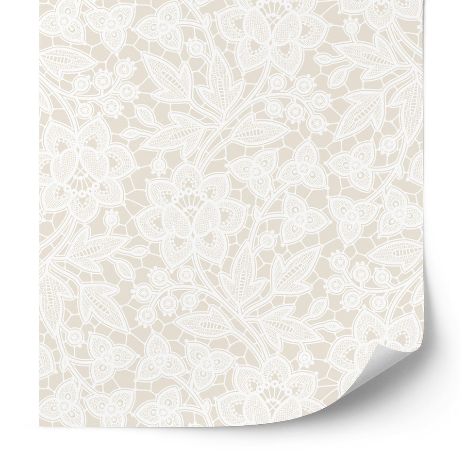 Wagener Terrace Lace Wallpaper – Urban Garden Prints
