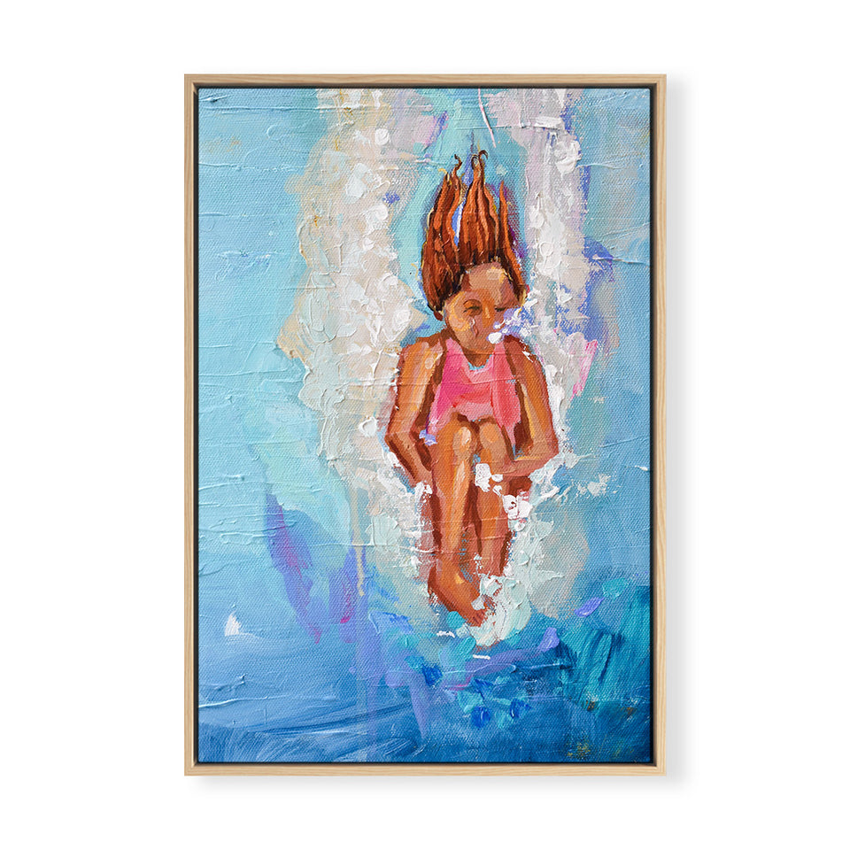 Make a Splash Girl by The Painted Katie Art Prints – Urban Garden Prints