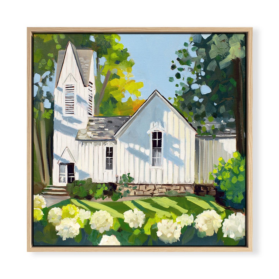 Little Chapel by Jenny Westenhofer Painted Art Print – Urban Garden Prints
